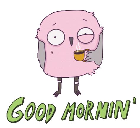 Tired Good Morning Sticker By Franziska Höllbacher
