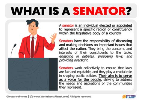 What Is A Senator Definition Of Senator