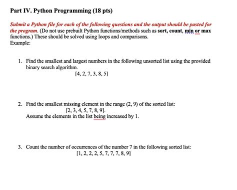 Solved Part Iii Name That Sort 12 Pts Below You Will Find