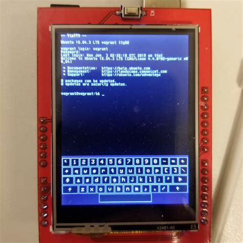 Tintty V2 Tiny Touchscreen Vt100 Console