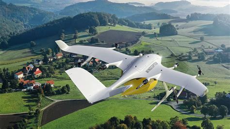 Wingcopter drone delivers everyday goods to remote districts in Germany