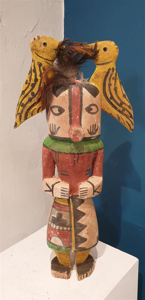Hopi Craftsmen Group Of Six Native North American Hopi Katsina