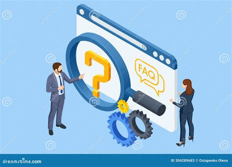Isometric Question Marks Message Box With Question Chatbot Technology Ai Chat Bot Based On