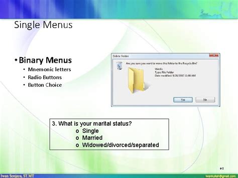 Kuliah6 Menu Selection Form Fillin And Dialog Boxes