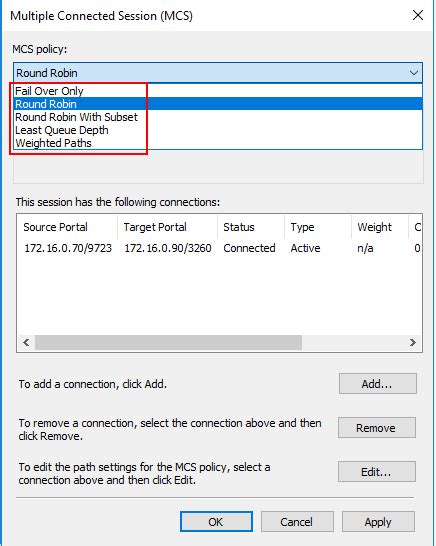 hyper v cluster mpio iscsi installation and configuration