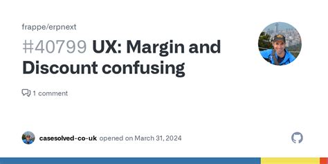 Ux Margin And Discount Confusing · Issue 40799 · Frappeerpnext · Github