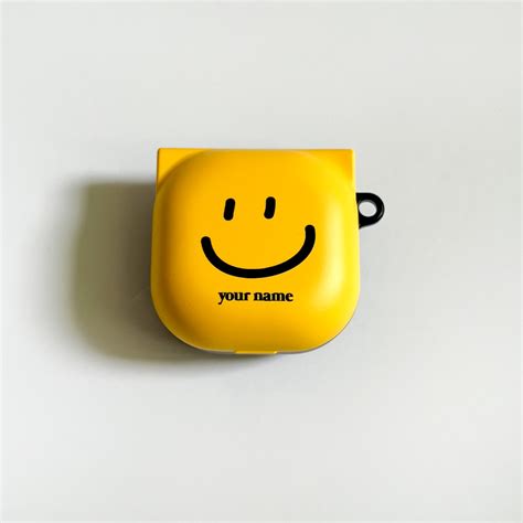 이니셜 각인 버즈라이브프로 스마일 2 컬러 갤럭시 버즈 라이브 버즈 프로2 케이스 하드케이스 에이블리