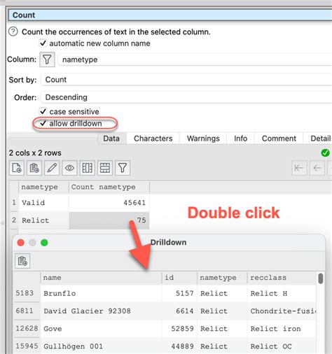 Click On Column Column Values Display Choose Option Feature Request Easy Data Transform