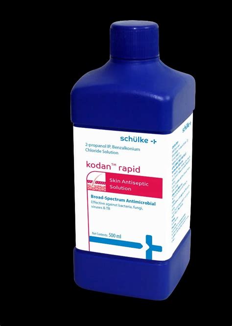 Schulke Kodan Rrapid Skin Antiseptic Solution Packaging Size 250 Ml
