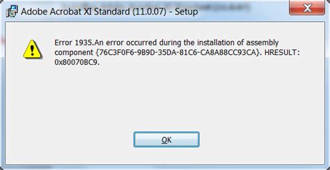 Solved Installation Failed On Adobe Acrobat Standard Xi E Adobe Product Community 9348219