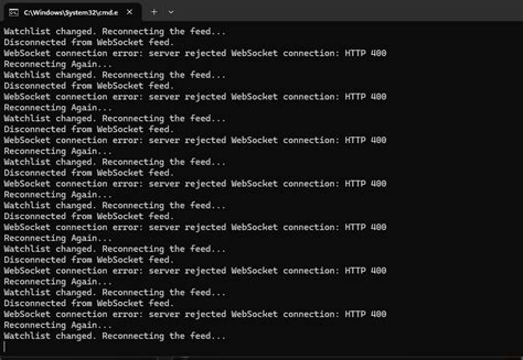 Resolved Websocket Connection Error Server Rejected Websocket Connection 429 Query