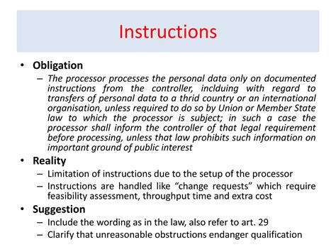 Controller To Processor Agreements Ppt