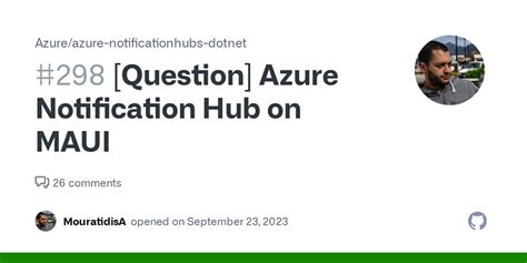 Question Azure Notification Hub On Maui Issue Azure Azure Notificationhubs Dotnet