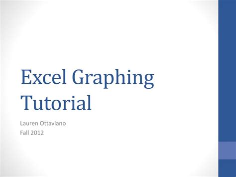 PPT Excel Graphing Tutorial PowerPoint Presentation Free Download ID 2616844