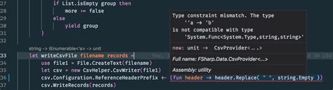 Dll F Fsharp Interop With C Library Csvhelper Stack Overflow