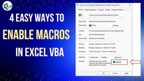 4 Easy Ways To Enable Macros In Excel Vba Pk An Excel Expert
