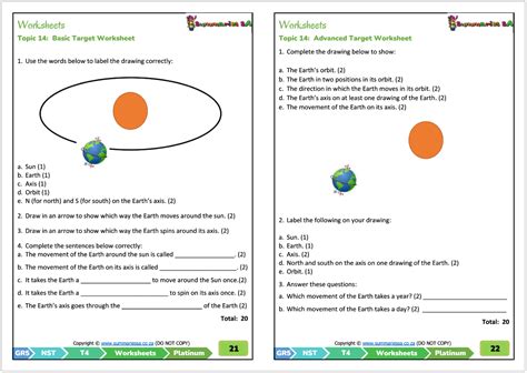 Free Natural Science Worksheets For Grade 5