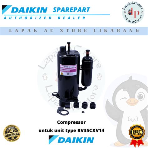 Jual Kompresor Compressor Ac Daikin Malaysia 15 Pk Rv35cxv14 Shopee Indonesia