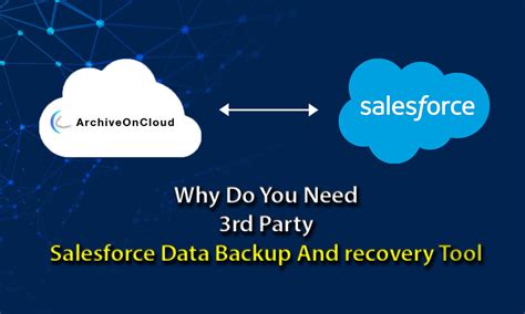 Why Do You Need A 3rd Party Salesforce Data Backup And Recovery Tool