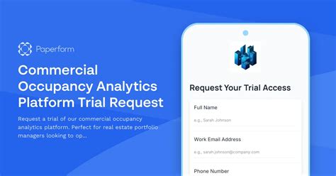 Commercial Occupancy Analytics Platform Trial Request Form Template