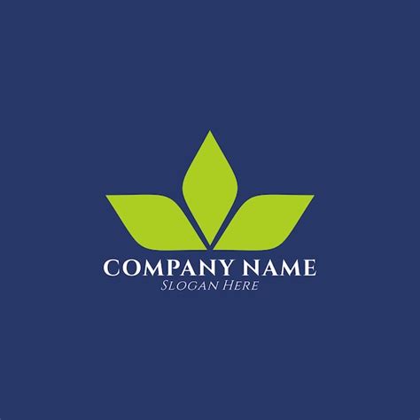 Premium Vector Three Leaf Logo Design Concept Illustration