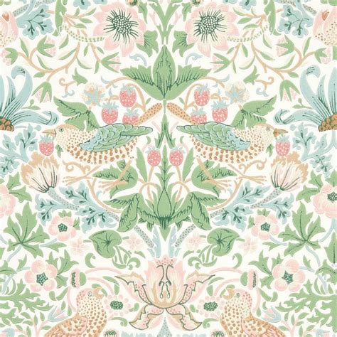 Simply Strawberry Thief Cochineal Pink By William Morris And Co