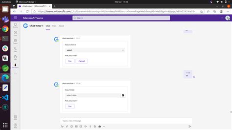 Recently Issue Face In Inputdate And Inputchoice In Adaptivecard