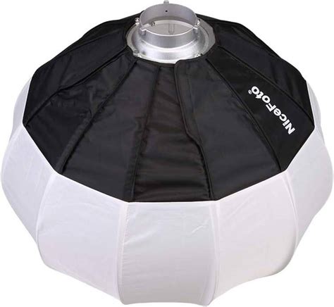 50cm20inch Foldable Lantern Style Softbox Ball Shape Soft Box With Bowens Mount Quick Install