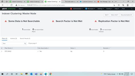 An Error Occurred Adding 2 Indexers With Cluster Splunk Community