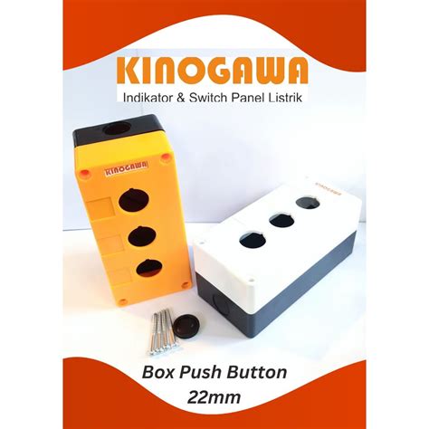 Jual Control Box Push Button 22mm 3 Lubang Shopee Indonesia