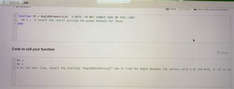 Solved Finding The Angle Between Two Vectors In Space My