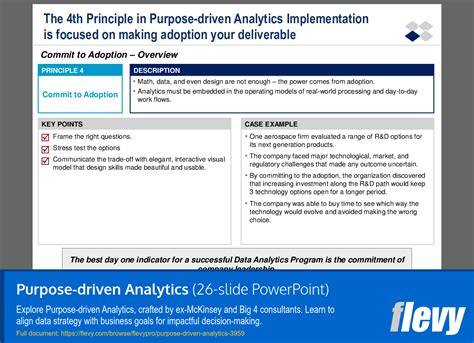 Purpose Driven Analytics Ppt Slide Deck