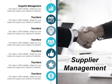 Supplier Management Ppt Powerpoint Presentation Icon Good Cpb Powerpoint Presentation Slides
