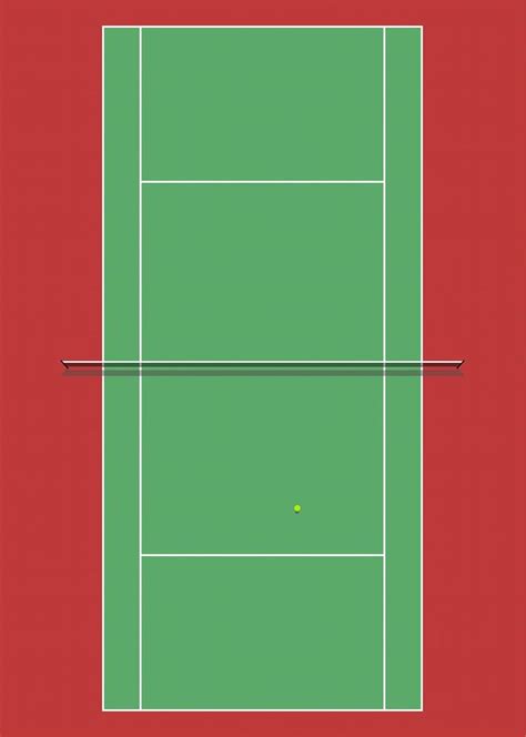 Aerial View Of Tennis Court Free Image By