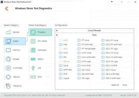 Cpu Processor Cores Test Ultra X Inc