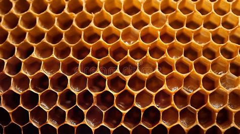 Background Texture And Pattern Of Honeycomb Generative Ai Stock Illustration Illustration Of