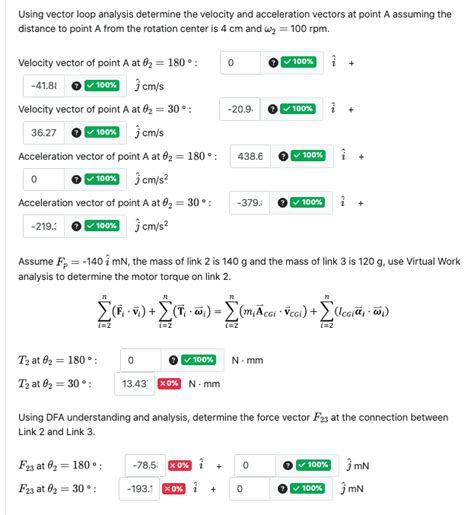 Using Vector Loop Analysis Determine The Velocity And