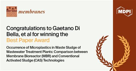 Membranes Mdpi On Linkedin Membranes 2022bestpaperaward