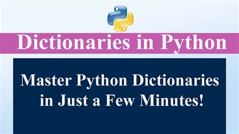 Python Dictionary Explained Complete Guide With Examples Pythontutorial Youtube