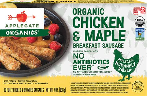 Products Breakfast Sausage Organic Chicken And Maple Breakfast