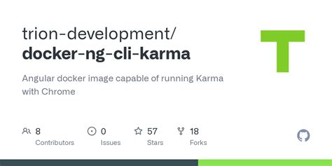 Github Trion Developmentdocker Ng Cli Karma Angular Docker Image Capable Of Running Karma