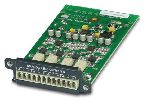 Channel Analog Output Card Symetrix