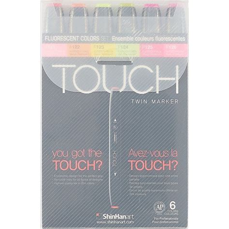 Набор маркеров Touch Twin неоновые тона 6 штук «Читай город