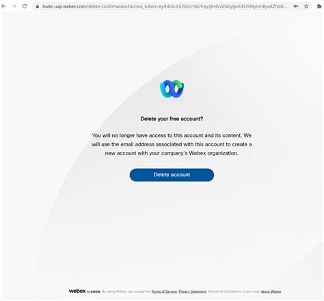 Webex Pending User Migration From Free Account