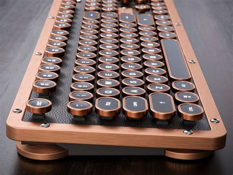 Azio Retro Classic Computer Keyboard 3d Model Cgtrader