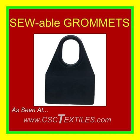 Sell Sewable Grommets Pliable Plastic Black 50 Pclot ~ Outdoor