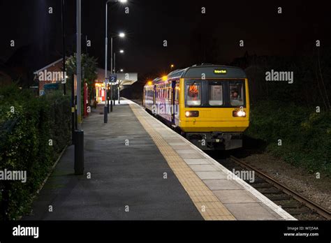 Arriva Northern Rail Class 142 Pacer Train At Ormskirk Station With A
