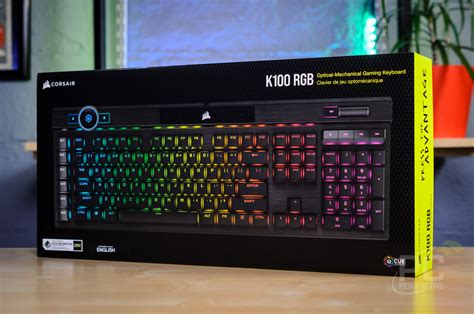 CORSAIR K100 RGB Optical Mechanical Gaming Keyboard Review PC Perspective