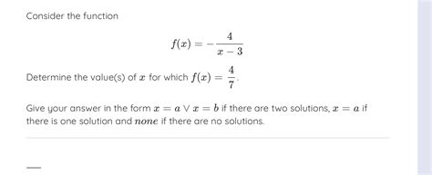 Solved Consider The Function F X X Determine The Chegg Com