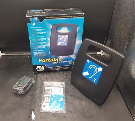 PORTABLE INDUCTION LOOP Kit Pl K Boxed Power Tested PicClick UK